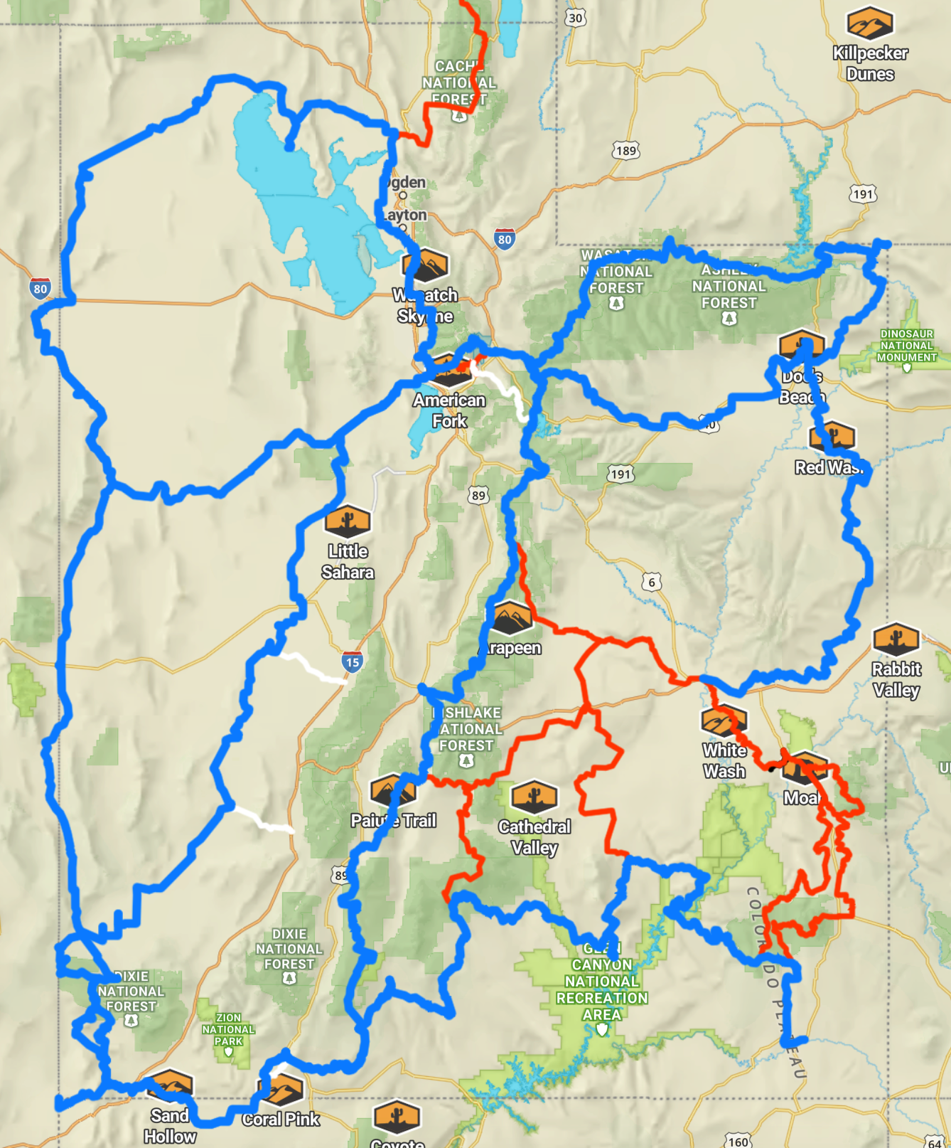 Trails & Routes – Pioneer Trail System